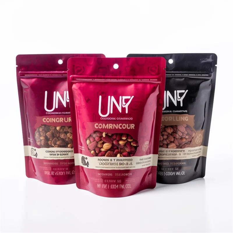 Customized Printing Baggies Stand Up Pouch Food Packaging Bags Aluminum ...