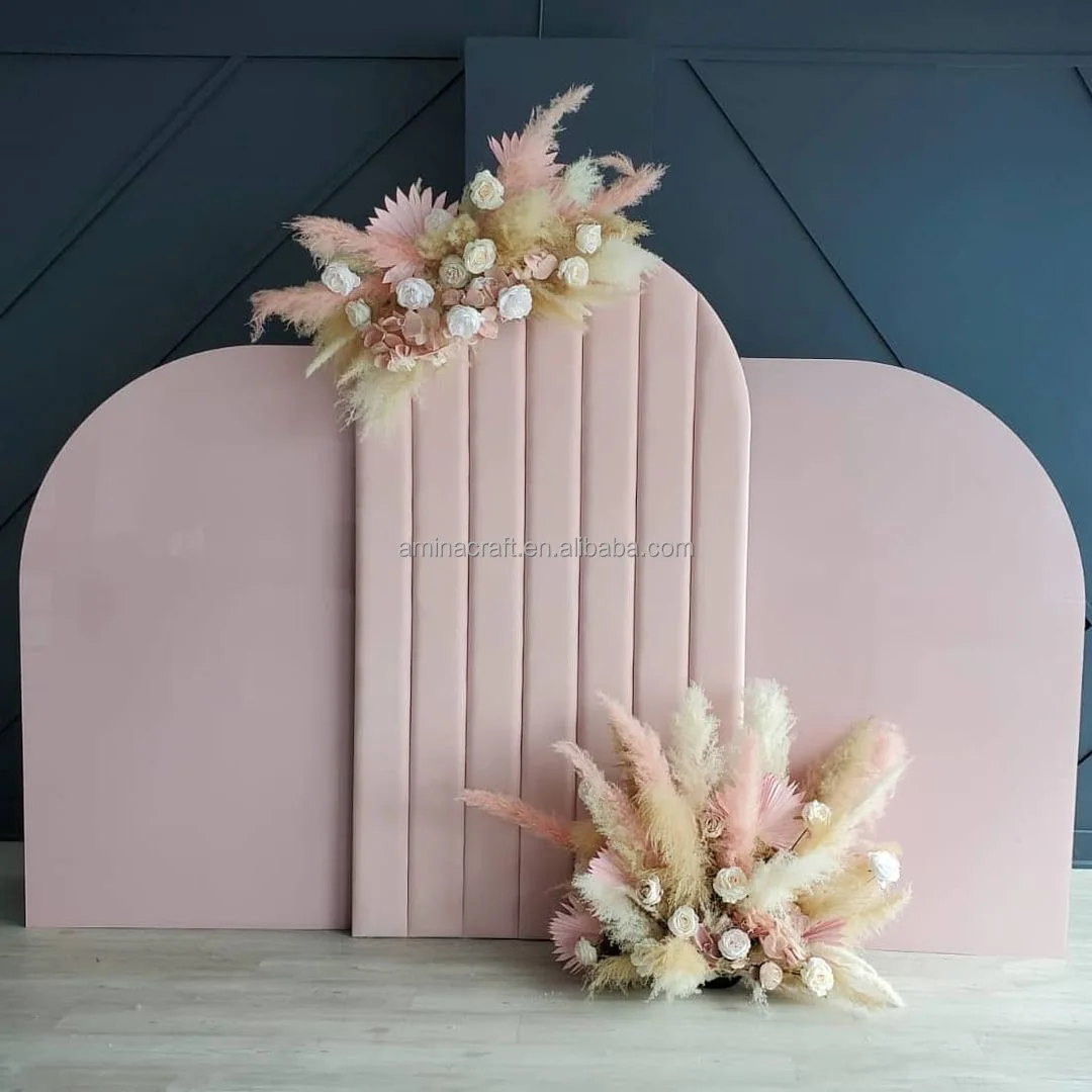 Amina Craft Elegant White Stage High Quality Event Pvc Backdrop For ...