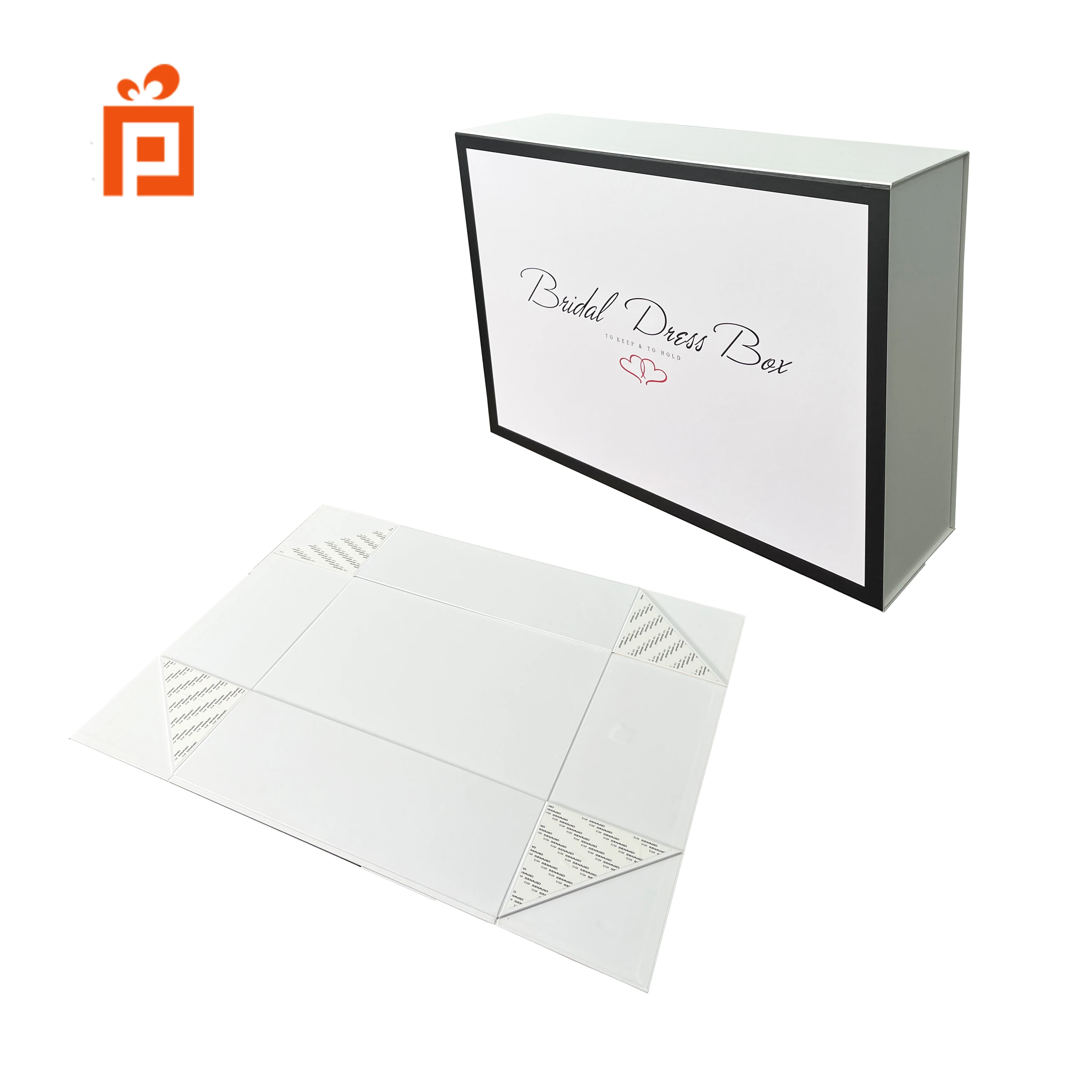 Elegant Wedding Gown Box - Customizable Gift Packaging