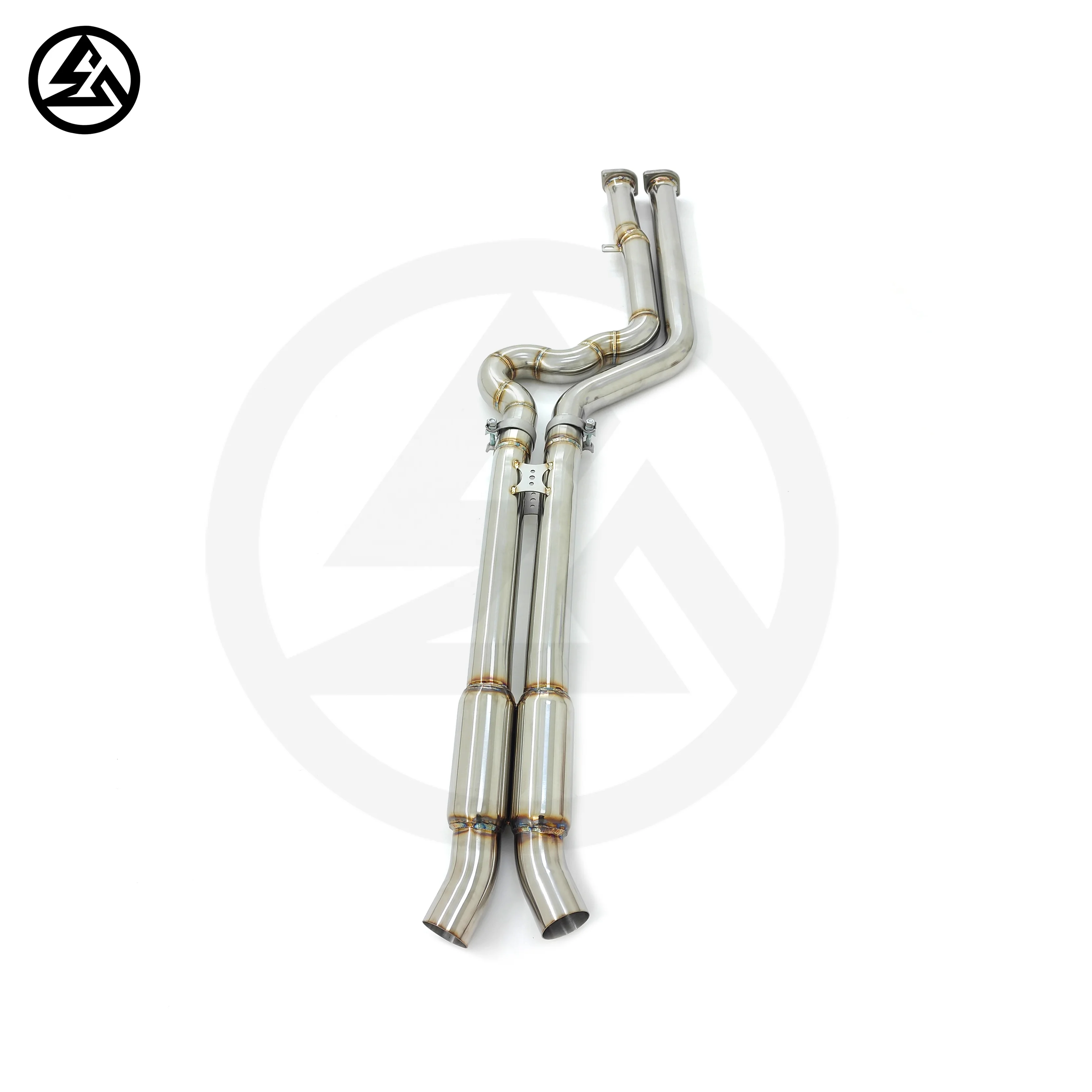 CSZ Resonated Midpipe for BMW X3M/X4M - Enhanced Sound