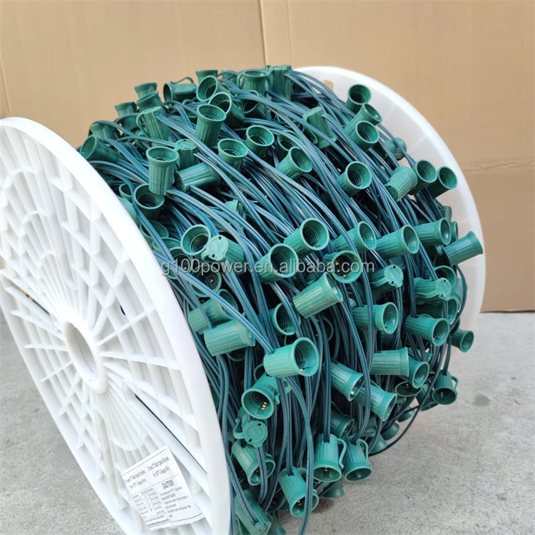 C9 Christmas Lights Spool - Durable, Efficient, and Versatile
