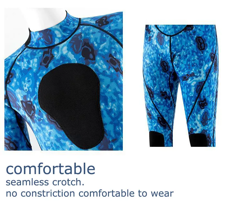 Full Body Diving Suit Front Zip Wetsuit For Diving Snorkeling Surfing ...