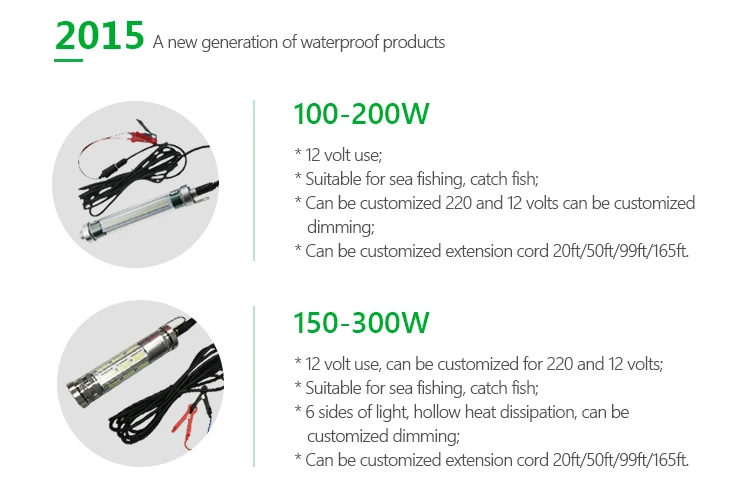 Customized High Power Deep Sea Fishing Attract Light 1000w 2000w 3000w ...