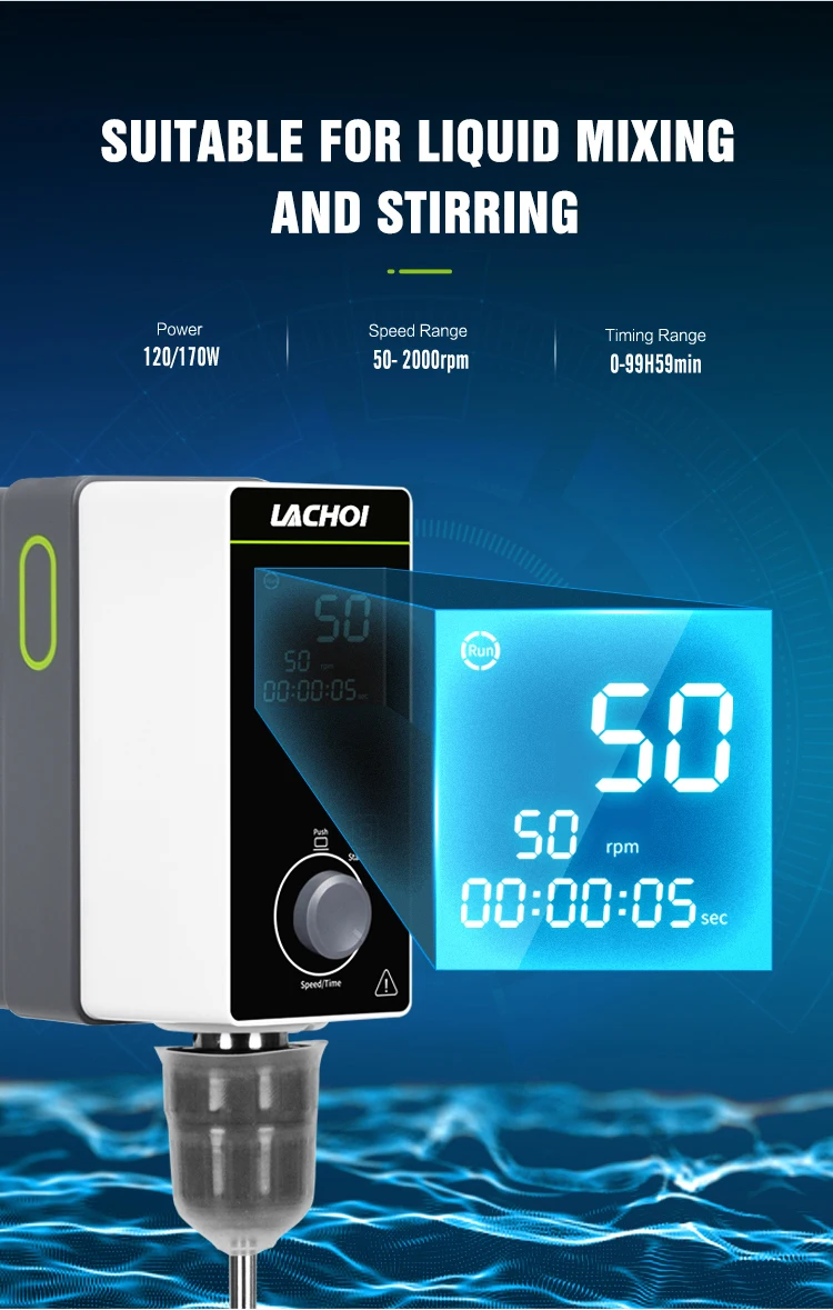 Laboratory 20L 40L 60L Large Torque Types of Industrial Agitator High ...