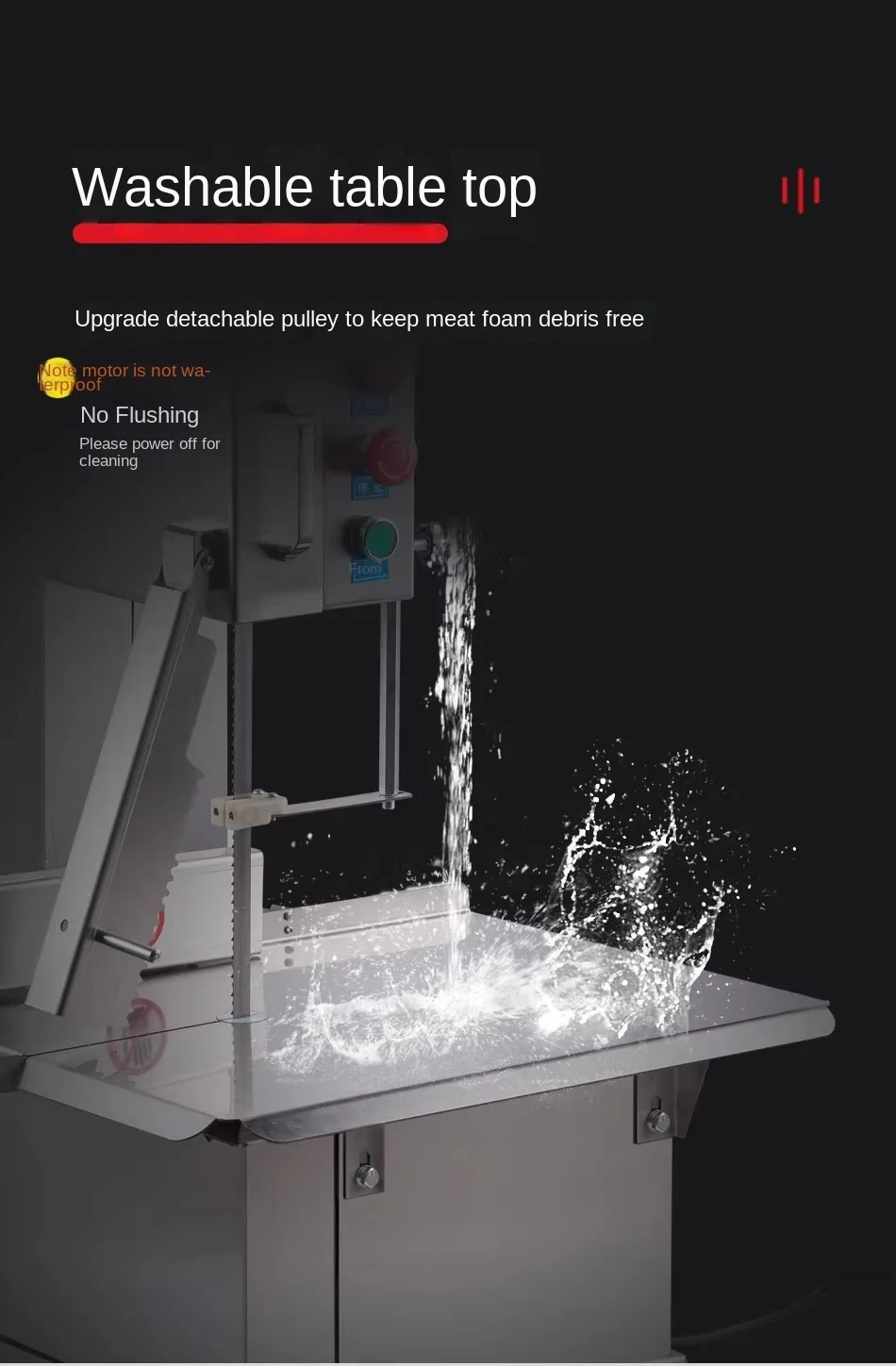 Butchery Used Pig Neck Cutter Meat Cutting Machine Bone Saw Automatic ...