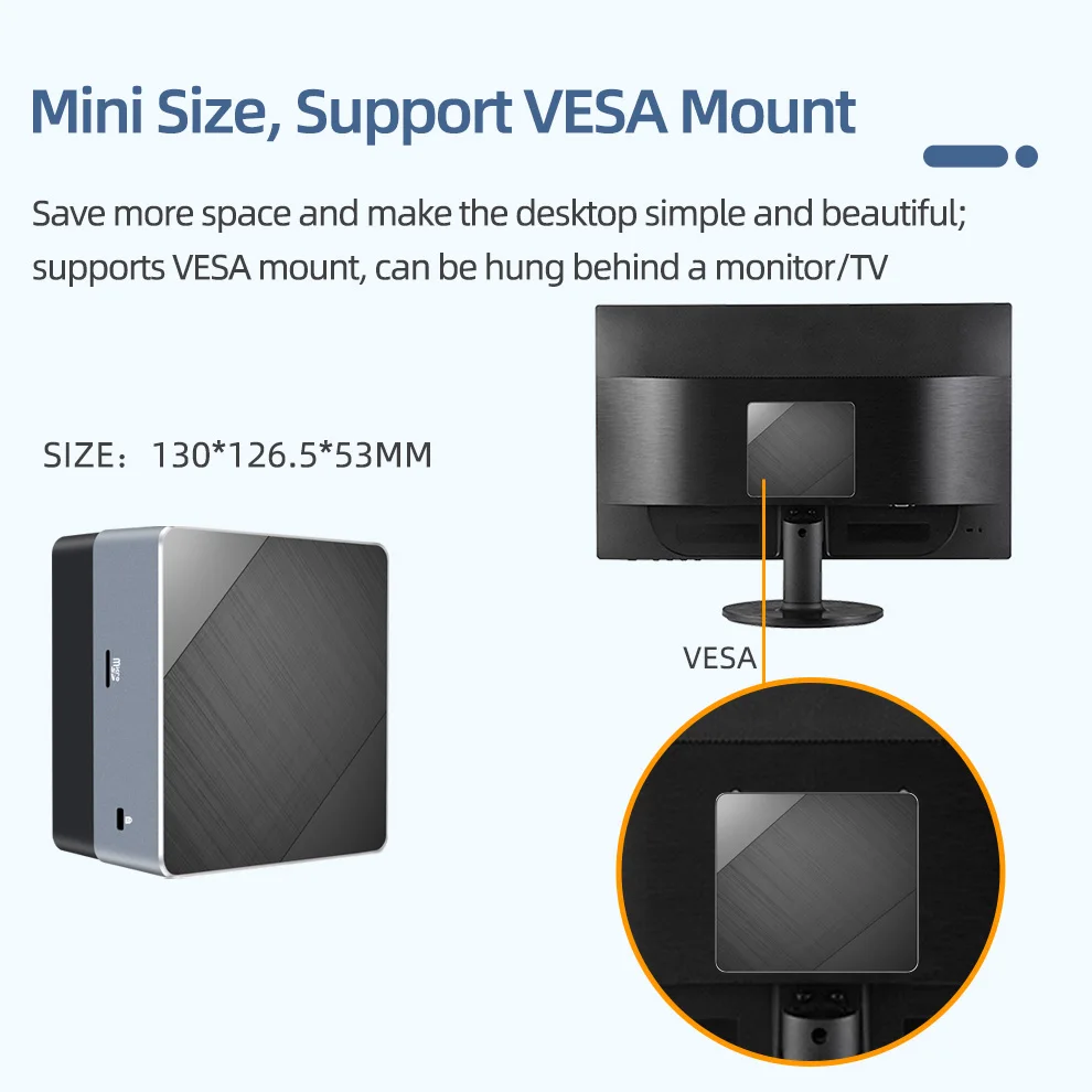 Amd Mini Pc Nuc R5 5500u R7 Ryzen 7 5700u 8 Cores 2.5g Dual Lan Dp Hd ...