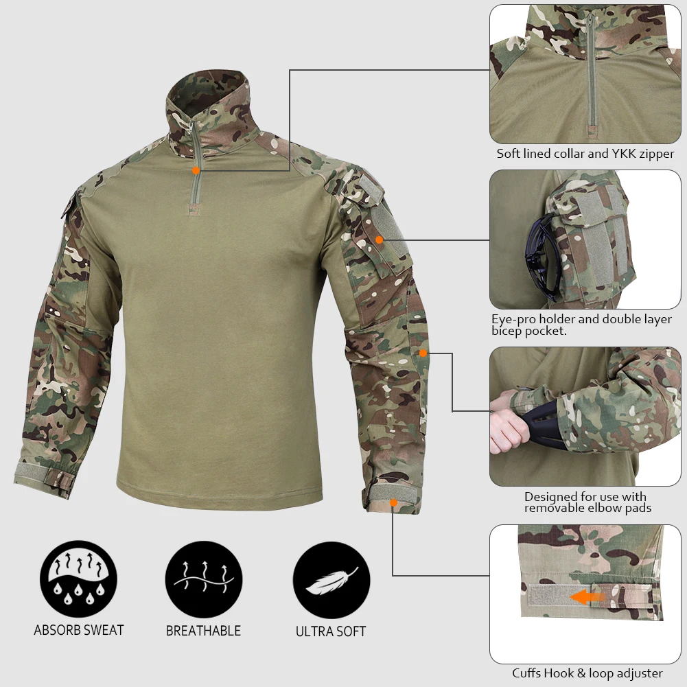 KRYDEX in Stock Full Kit Set Tactical Uniform G3 Cotton Tactical Gear ...
