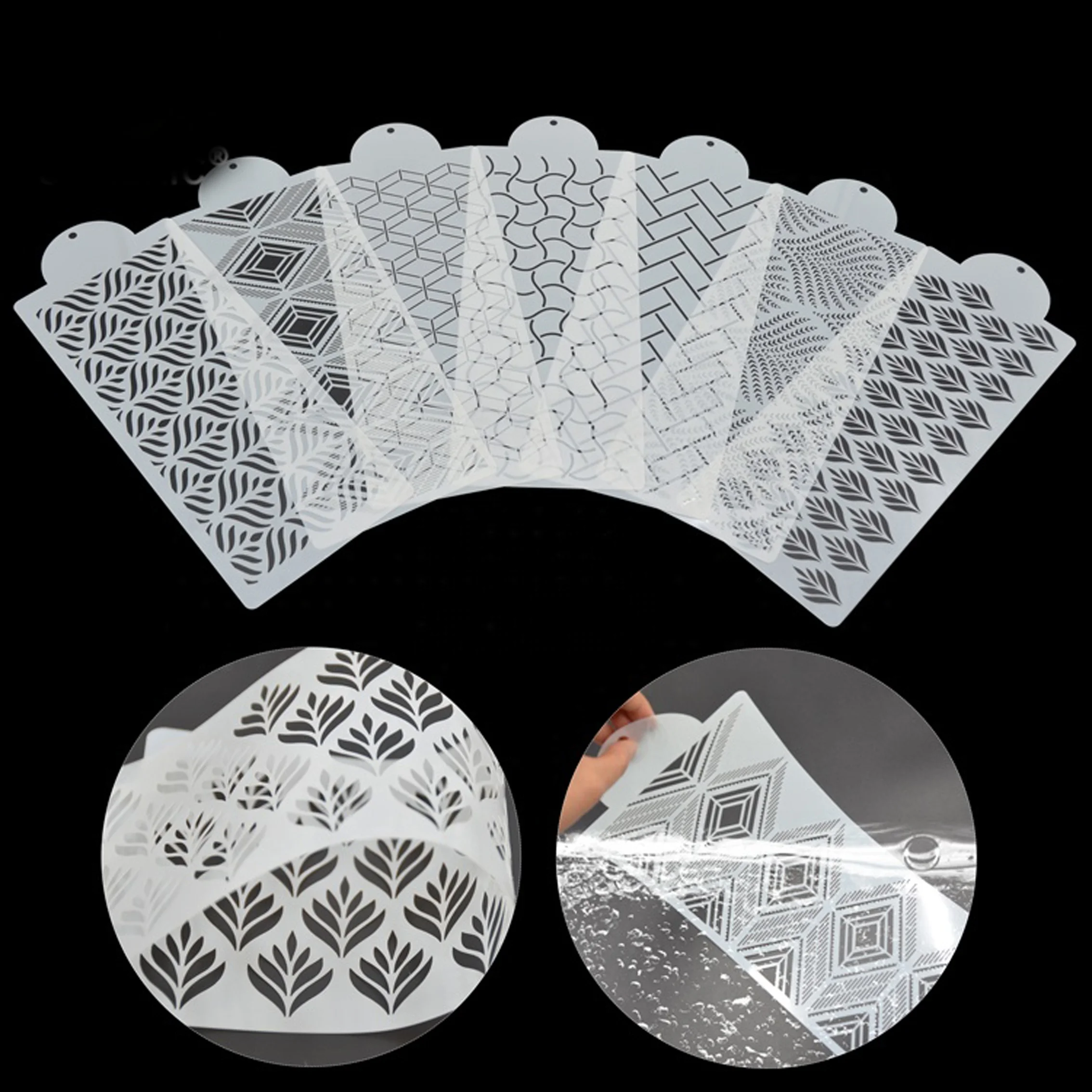 Cake Stencil Decoration For Cake Side Diy Decorating Chocolate Drawing ...