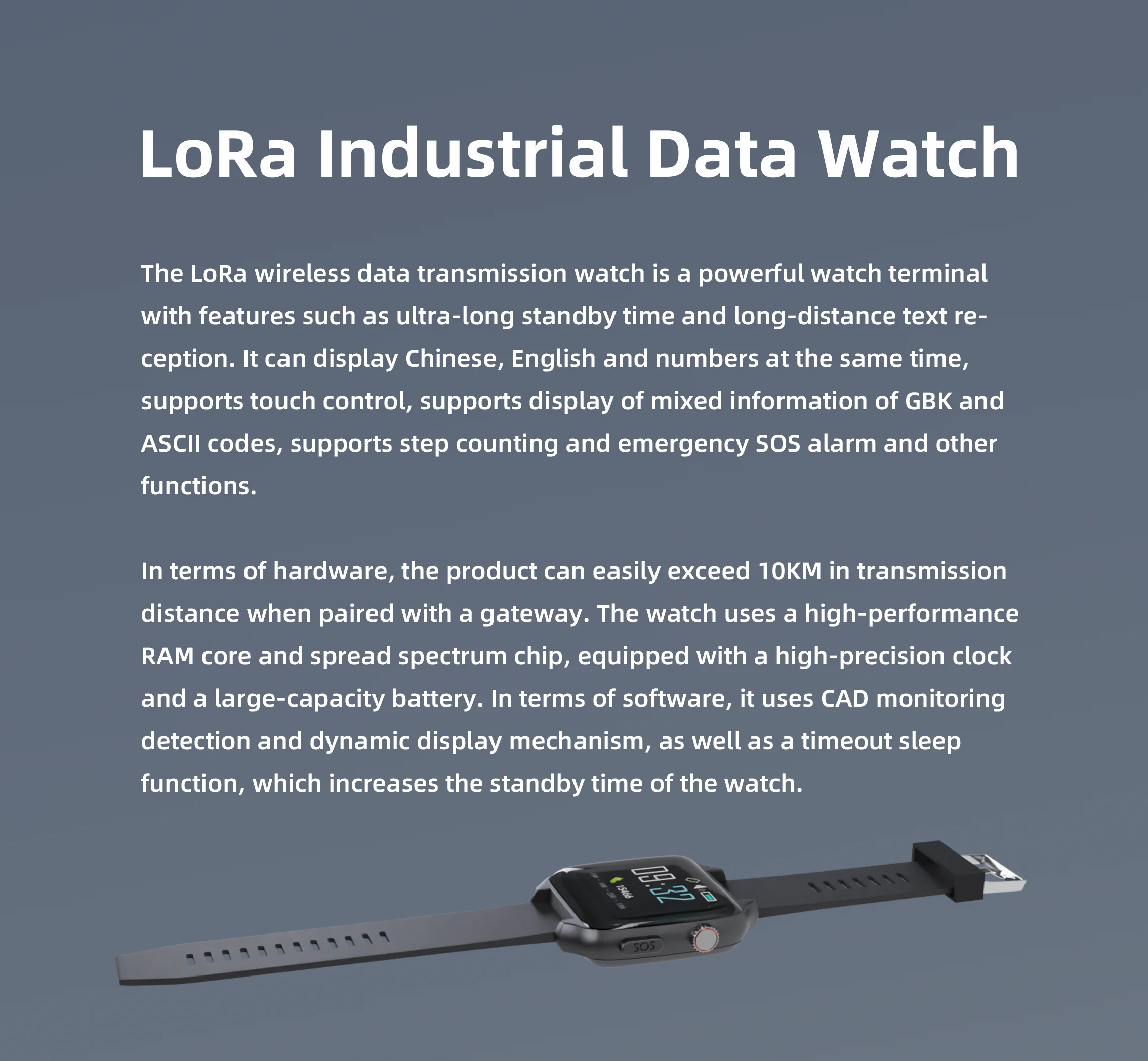 ACLW4 LoRa Wireless Wrist Pager Watch Wireless Calling Systems for ...