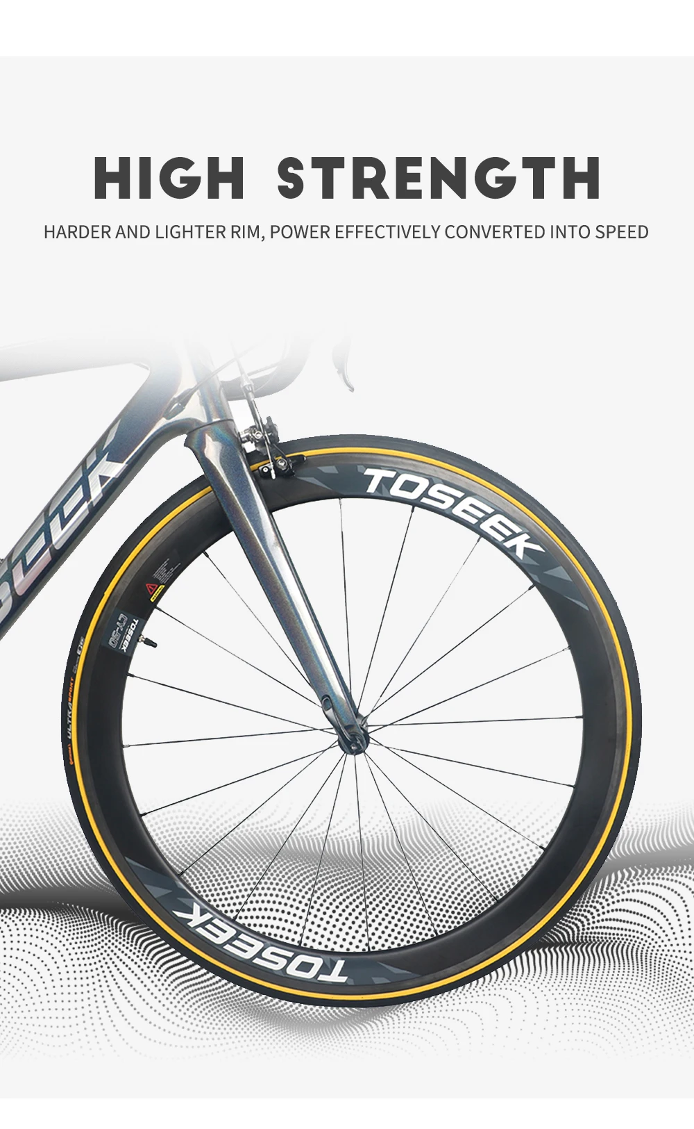 TOSEEK Carbon Wheels - High Quality 700c Road Bike Sets