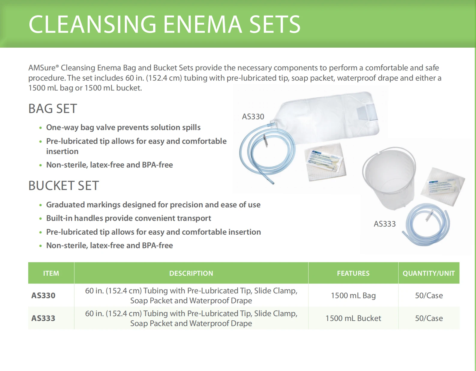 Surgical and Nursing Medical Disposable Enema Bucket Set
