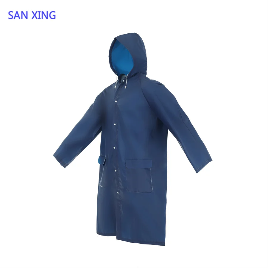 Raincoat For Adults Reusable Rain Ponchos With Hoods And Sleeves ...