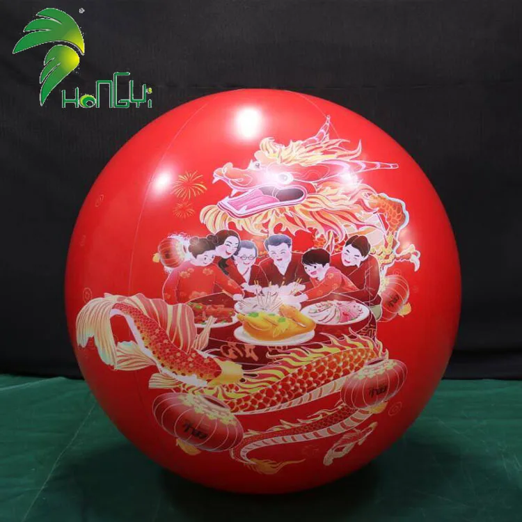 Hongyi Custom Inflatable Dragon Inflatable Logo Balloon Advertise Red ...