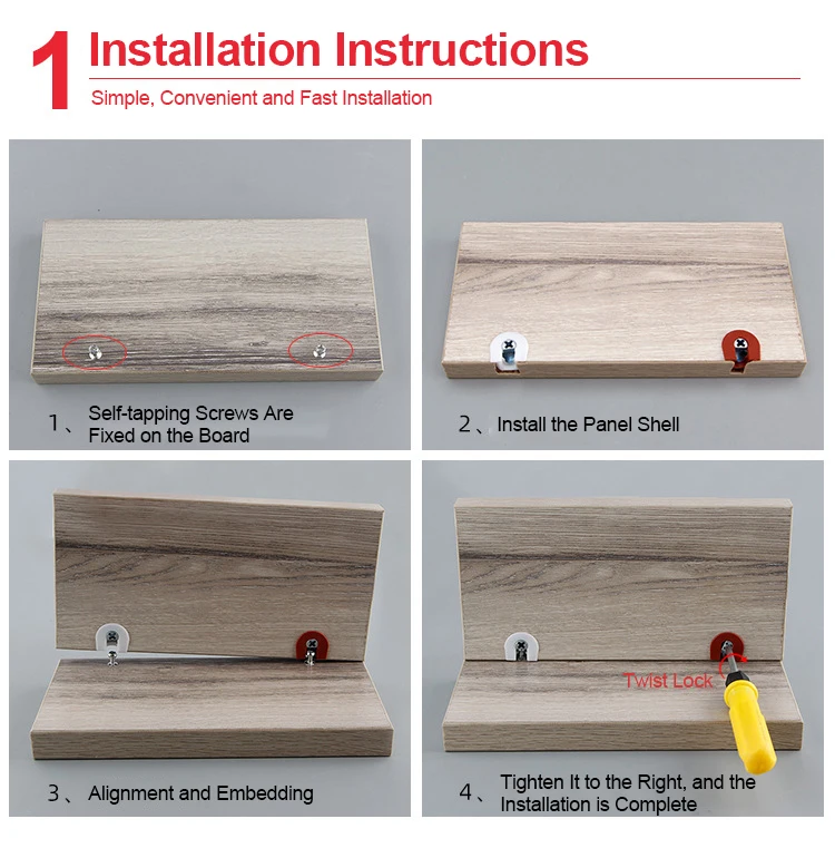 Rafix Connector Support Shelf Plastic Connectors for Wood
