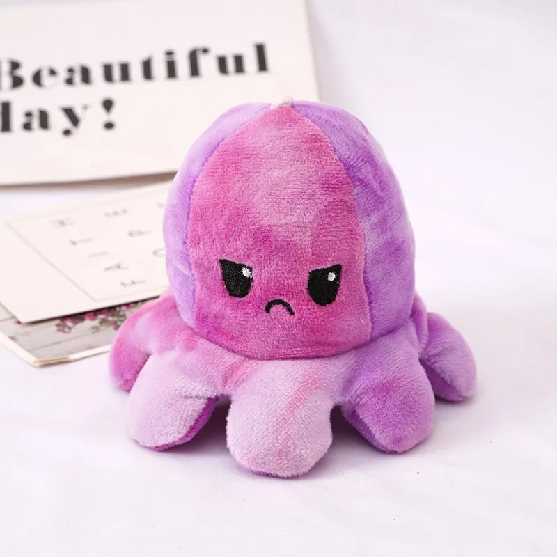 Funny Reverse Octopus Plush Keychain Pendant Promotional Gift Backpack ...