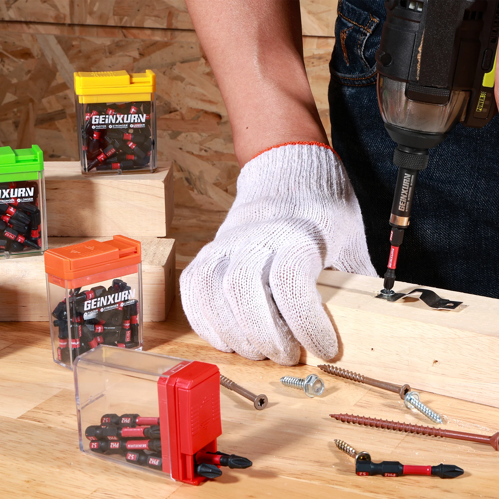 GEINXURN 30PCS GUM BOX 1" Hex4/5/6 Impact Screwdriver Drill Bit Set| Alibaba.com