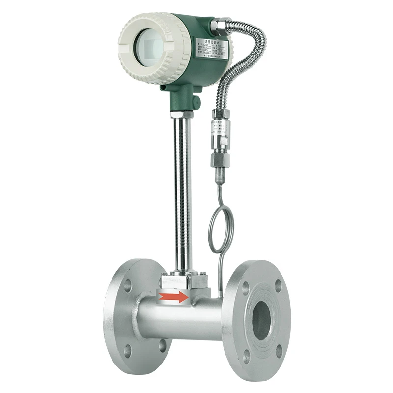 Dkv Flange Flowmeter Insertion Vortex Measuring Vortex Flow Sensor Intelligent Vortex Flowmeter ...