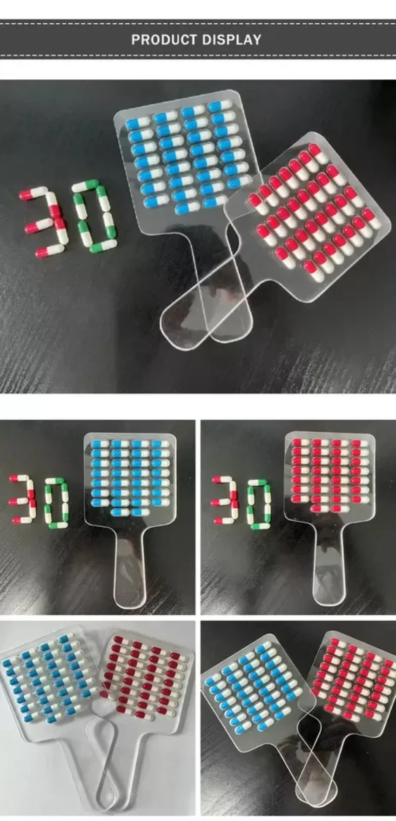 S30 Manual Hand Heal Small Capsule Tablet Pill Counter Plate Counting ...