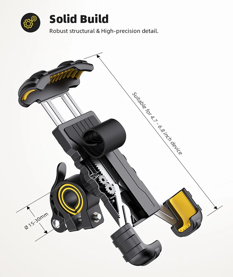 Lamicall Bp05 Universal Rotating Motorcycle Cell Phone Holder Bracket ...