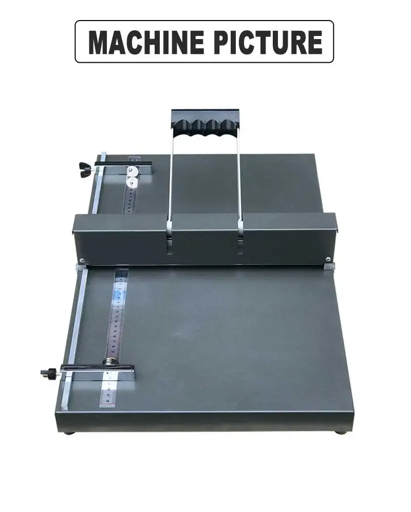 350mm Paper Folding Folder Creaser Desktop Manual Creasing Machine A4 ...