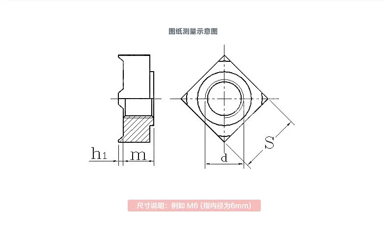 DIN928M8 Stainless Steel Carbon Steel Rectangular square Nuts Packing ...