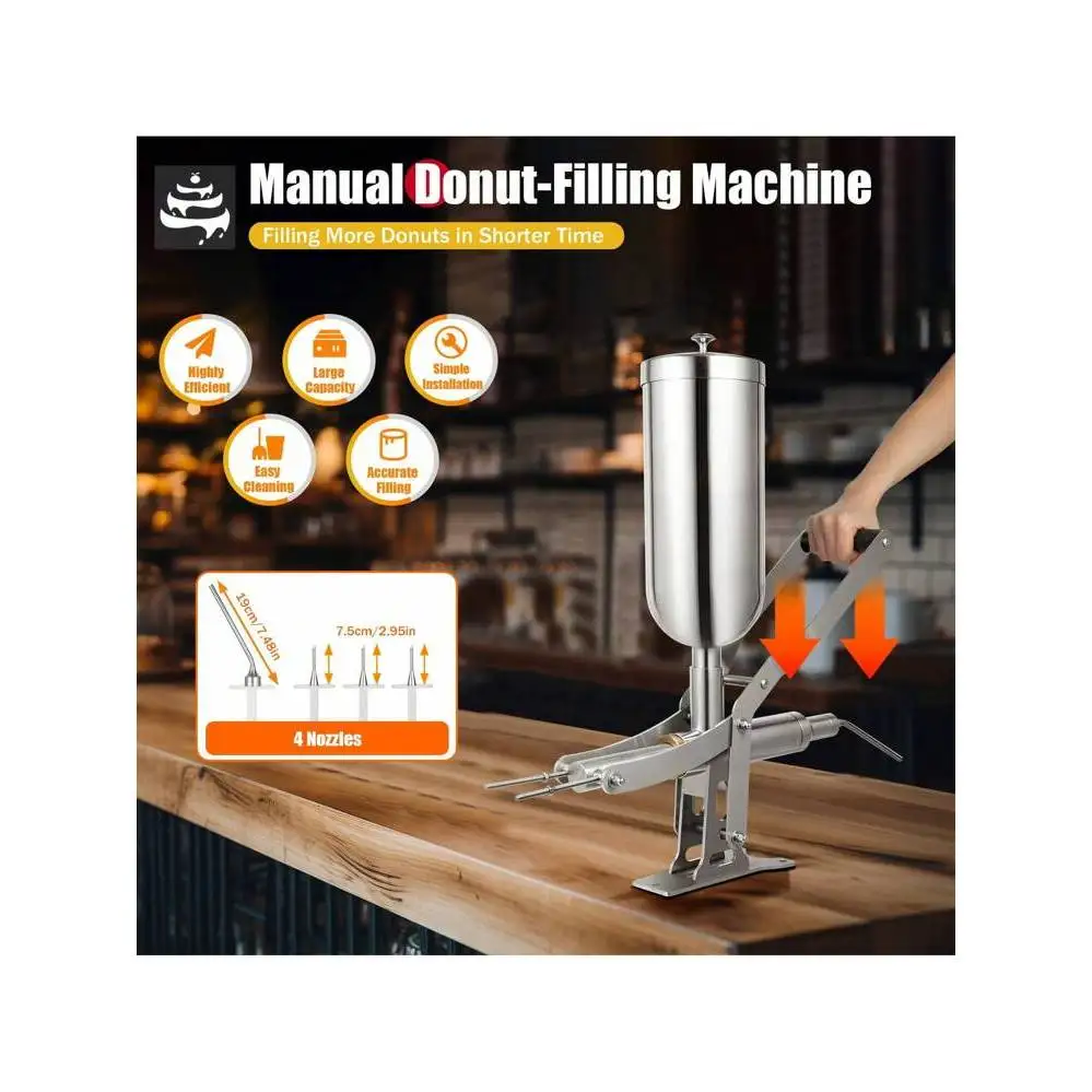 Large Capacity Manual Cream & Jam Paste Filling Machine Stainless Steel ...