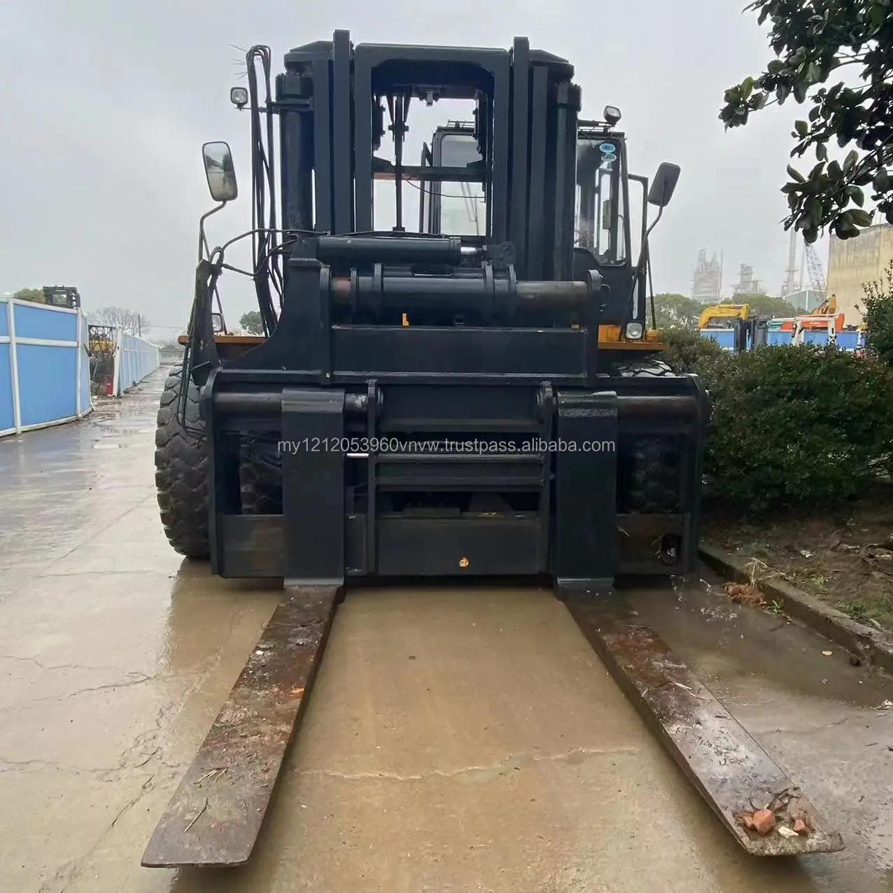 Cheap Heavy Forklift 32 Ton Mitsubishi Fd320 Used Diesel Engine ...