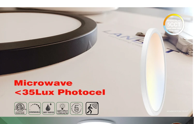 Etl Good Price Conceal Recessed 12w 15w Led Panel Light Round Indoor ...