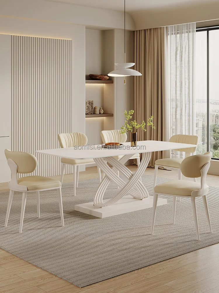 Modern Luxury High End Dining Chair - Customizable PU Leather