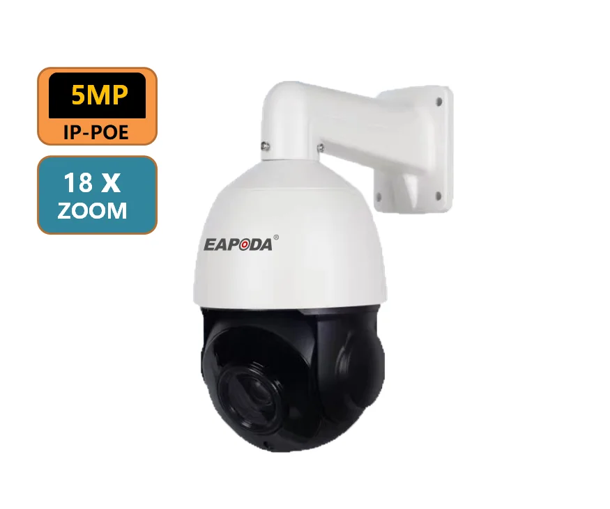 Outdoor 4k Cctv Camera With 5 Million 18x Ball Dual Light Source Infrared 4mp Night Vision Nvr ...