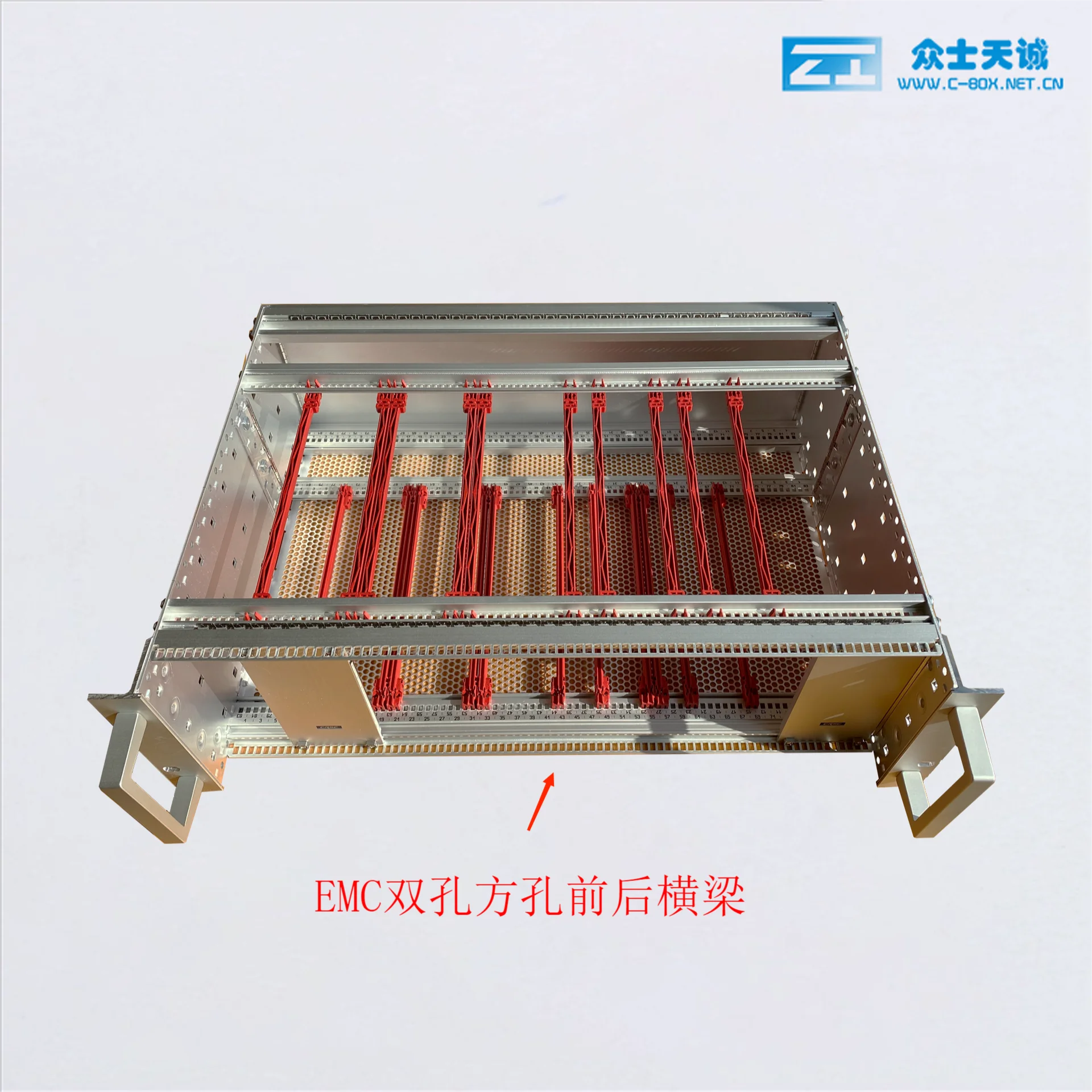 ZSTC C-BOX Rittal Schroff Horizontal Rail, Front, Type H-LD, Heavy ...