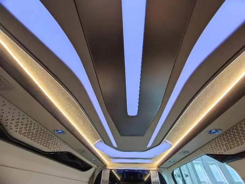 Haobang Hiace Luxury Design Interior Kit Partition Electric Lift TV ...