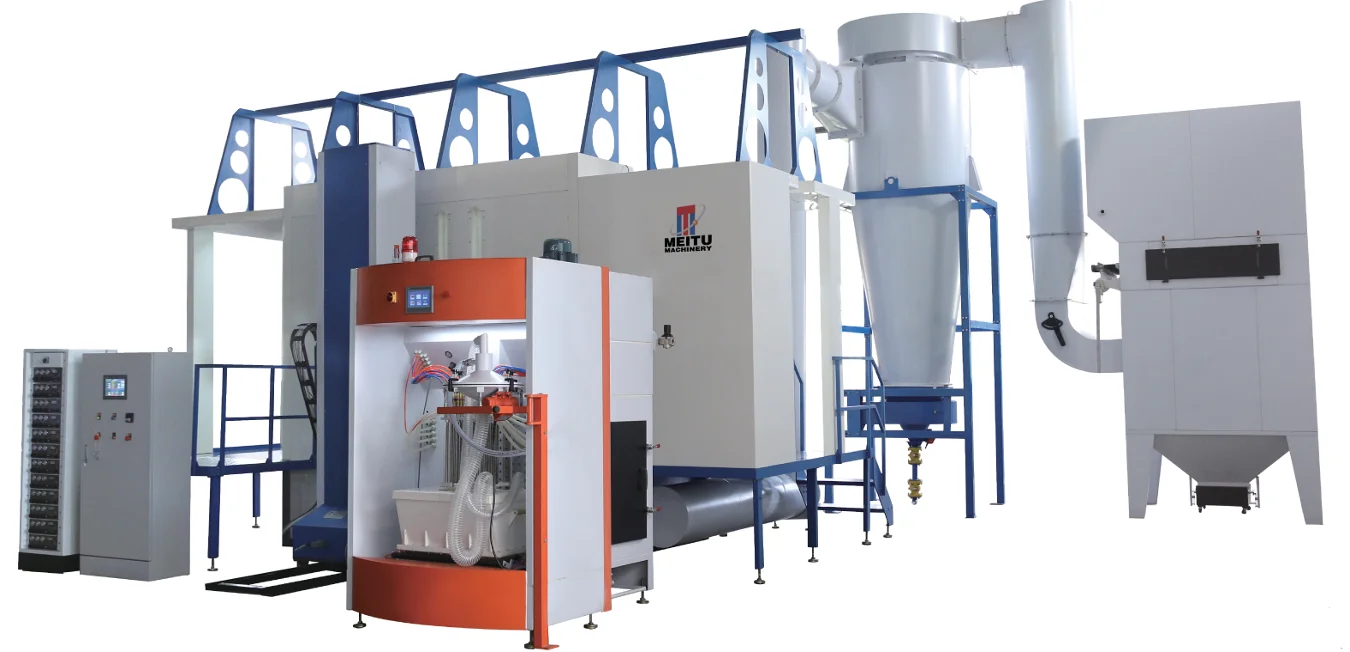 Promotion Horizontal Aluminum Profiles Powder Spray Coating Machine ...