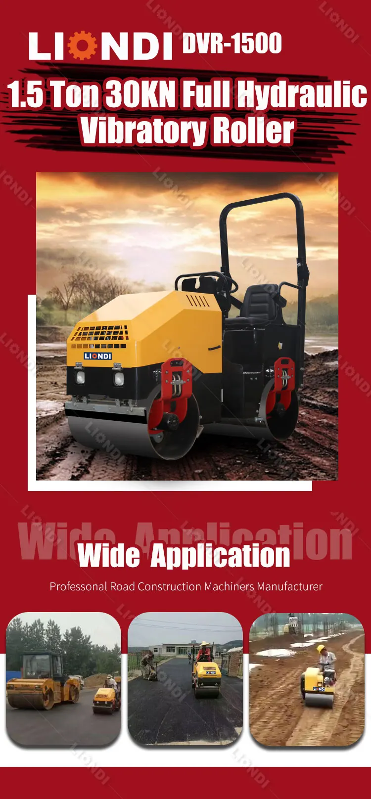 1500kg Two-wheel Electric Start Multi-function Roller - Buy A Versatile ...