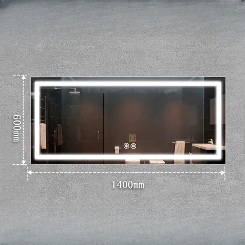 Pvc Bathroom Vanity Unit Bathroom Furniture Smart Led Bath Mirror With ...