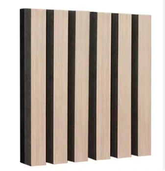 Soundproofing Sound Absorb Material Wooden Slat Board Acoustic Wooden ...