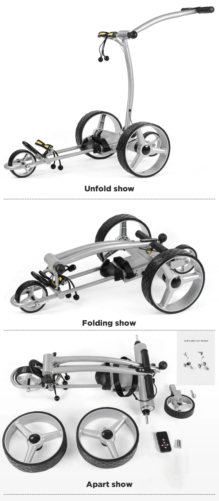 Manual Remote Control Electric Motor Golf Trolley| Alibaba.com