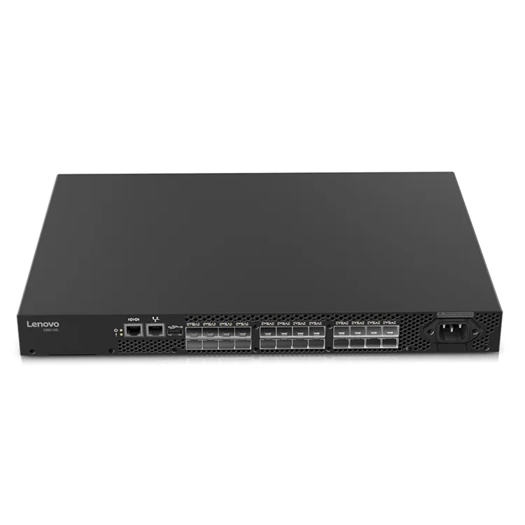 Lenovo ThinkSystem DB610S, ENT Bundle, 24 Ports Licensed, 24x 16Gb SWL ...
