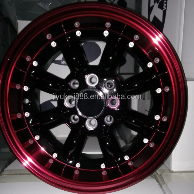 Jy Gold Black and Silver Wheels 13 Inch Rims for Passenger Car Wheels ...