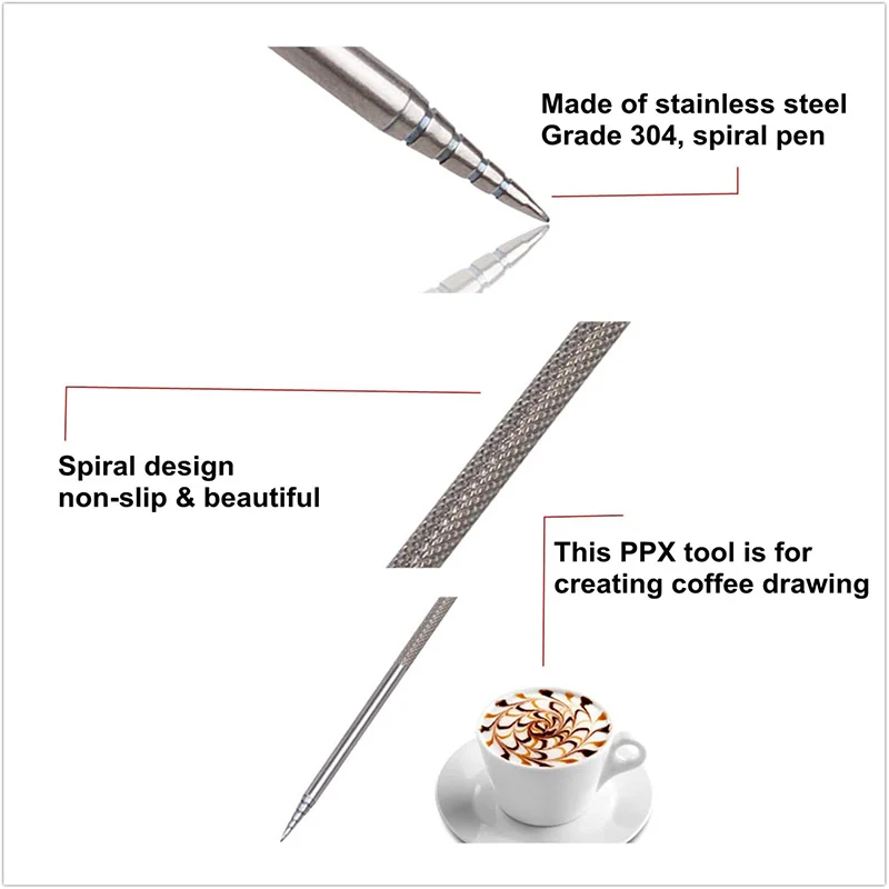 Cappuccino Espresso Machine Accessory Fancy Stitch Barista Tool ...