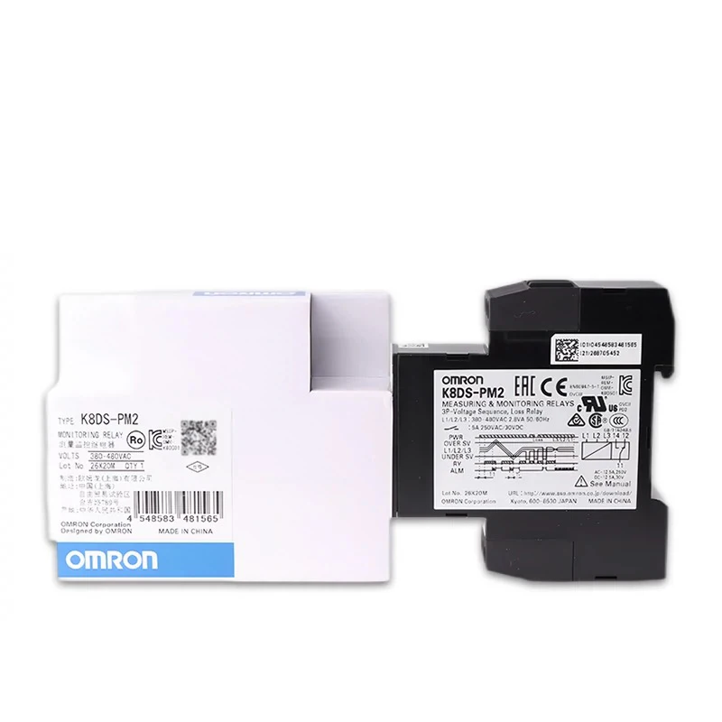 Genuine Omron three-phase sequence relays K8DS-PH1, K8AK-PH1,K8DS-PH1 ...