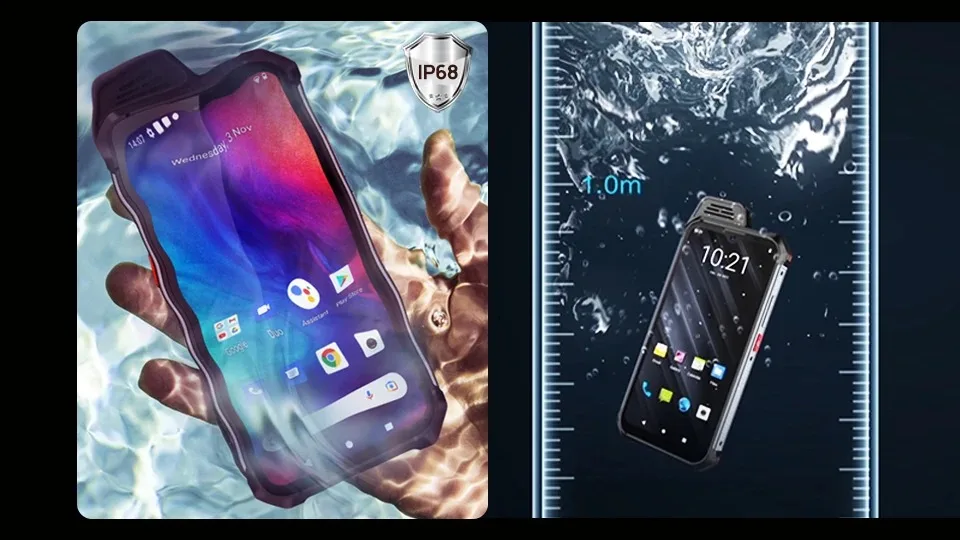 Uniwa W888 Ip68 Waterproof 4g Global Version Nfc Octa Core 4gb Ram 6.3 Inch Rugged Smartphone ...