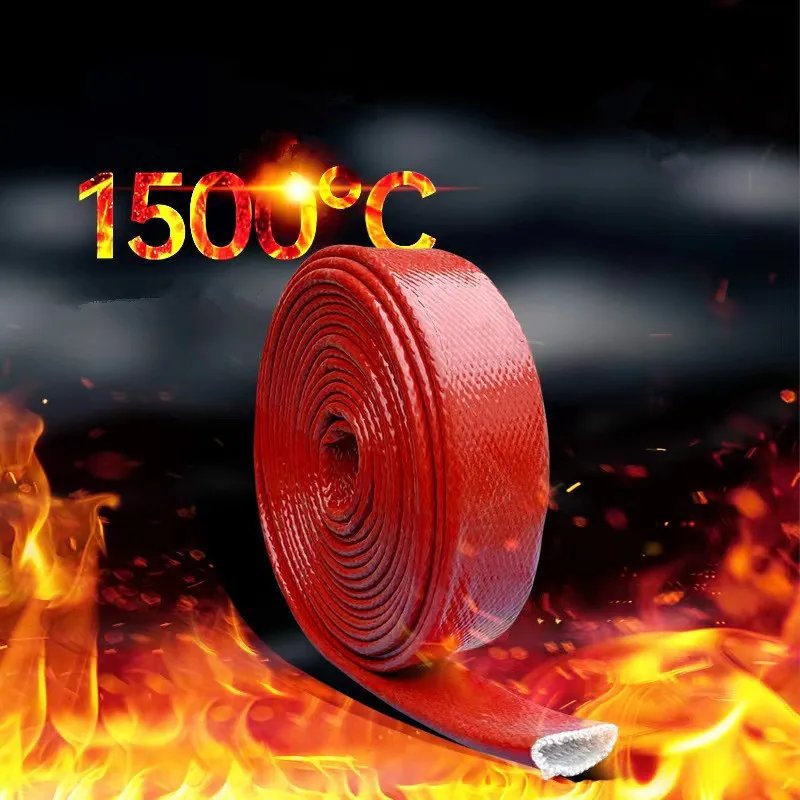 Temperature Fiberglass Cable Sleeve High Temperature Fiberglass Sleeve ...