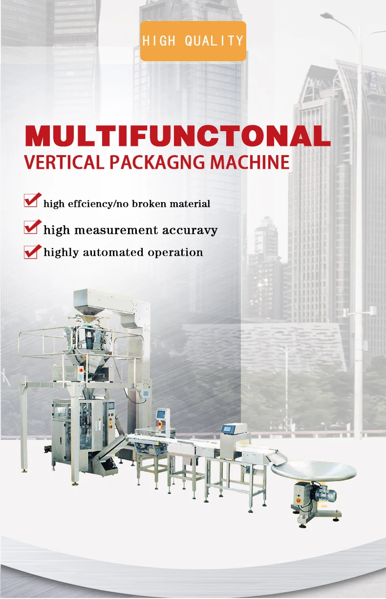 Automatic Snacks Fries Potato Chips Puffed Food Filling Packing Machine ...