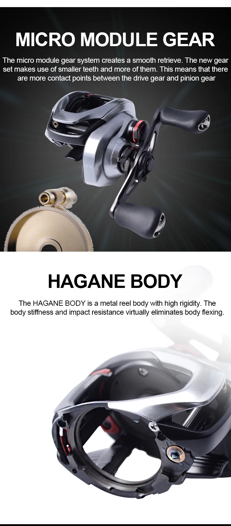 New 21 Scorpion Dc Baitcasting Reel Seawater Fishing Reel With 7+1bb ...