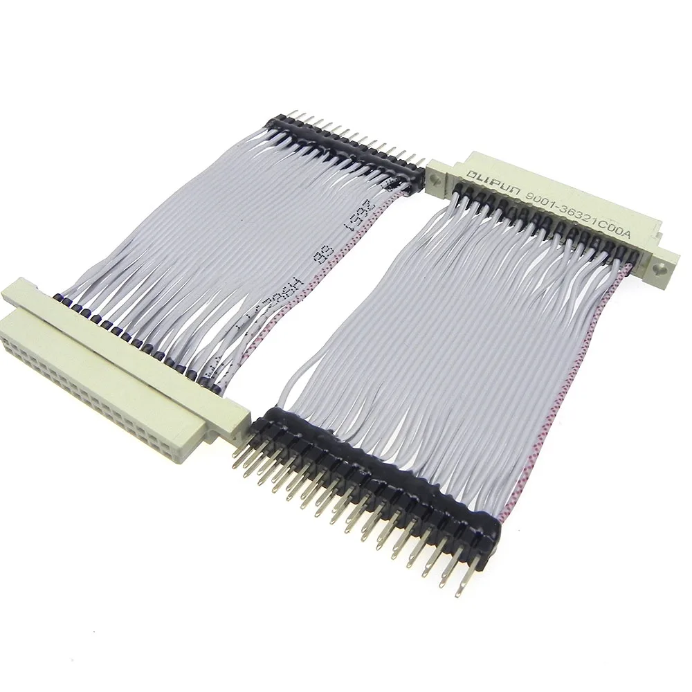 FC-FD 2.54MM pitch male to female 8/10/16/20/40 PIN 30CM Flat Ribbon ...