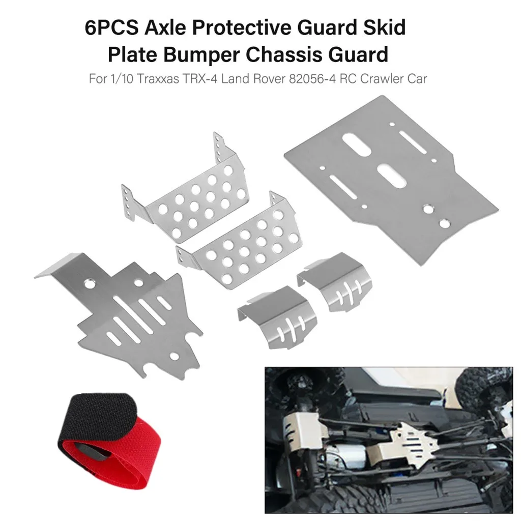 Stainless Steel Chassis Armor - Axle Protector Skid Plate
