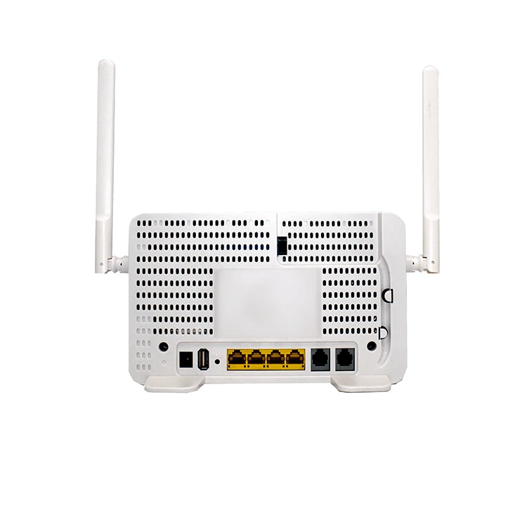 XPON GPON ONU 4FE+WIFI+2POT+USB 5dBi WiFi Antenna Fiber Optic Router ...