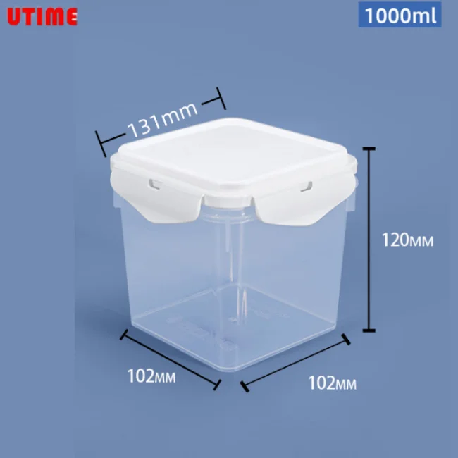 Yogurt Container Plastic Box 1l Fruit And Vegetable Storage Box 2kg ...