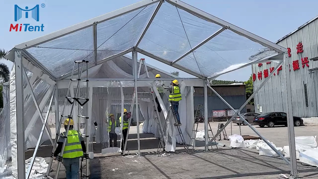 Guangzhou Transparent Event Tent Clear Canopy Tent Marquee Tent Wedding ...